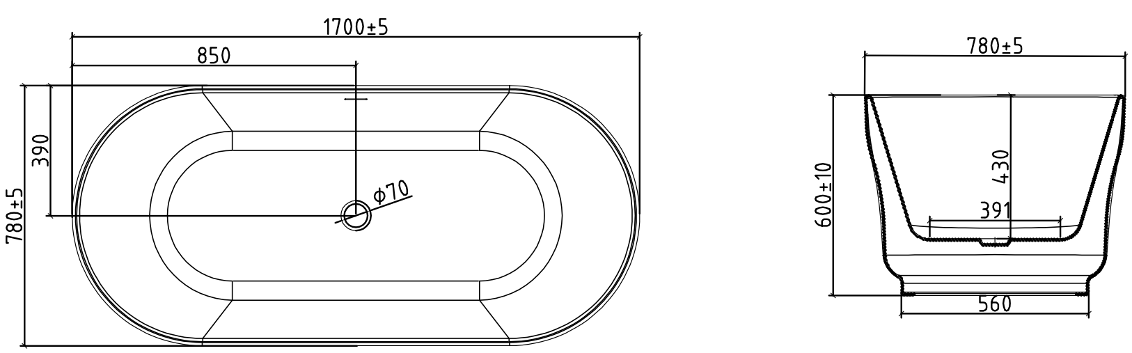 Freestanding tub supplier manufacturer-TONA Bath